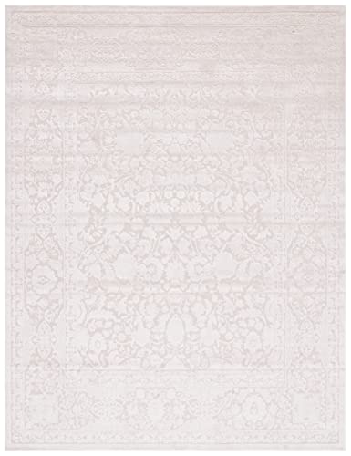 SAFAVIEH Reflection Collection 9' x 12' Cream / Ivory RFT667D Vintage Distressed Area Rug