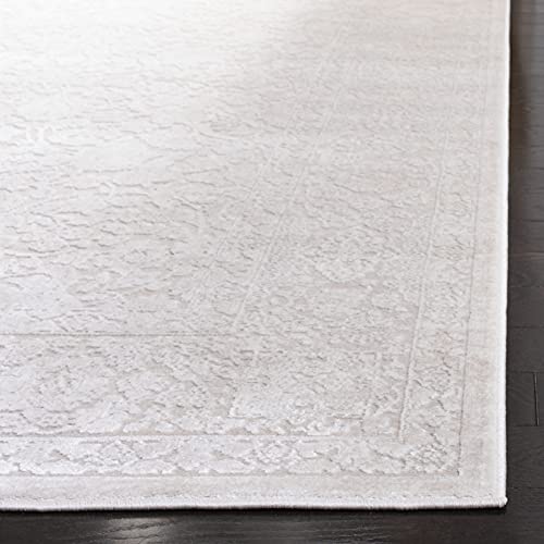 SAFAVIEH Reflection Collection 9' x 12' Cream / Ivory RFT667D Vintage Distressed Area Rug