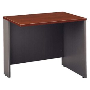 bush business furniture series c collection 36w return bridge in hansen cherry