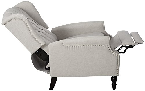 Christopher Knight Home Walter Fabric Recliner, Light Grey