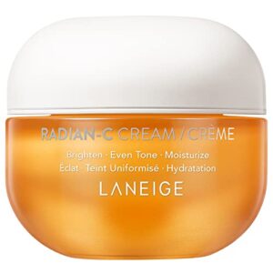 laneige radian-c cream: hydrate, visibly brighten & reduce look of dark spots with vitamin c eae & vitamin e, 1.0 fl. oz.