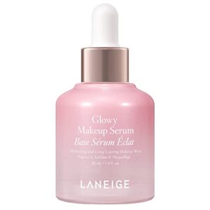 laneige glowy makeup serum: hydrate, extend makeup, visibly smooth and glowy skin, 1.0 fl. oz.