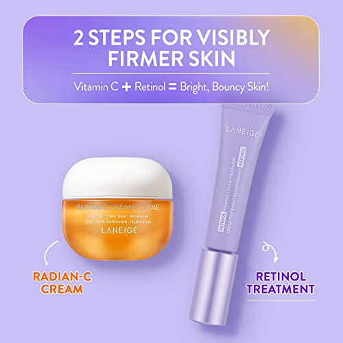 LANEIGE Retinol Firming Cream Treatment: Visibly firm and smooth the look of fine lines and wrinkles.