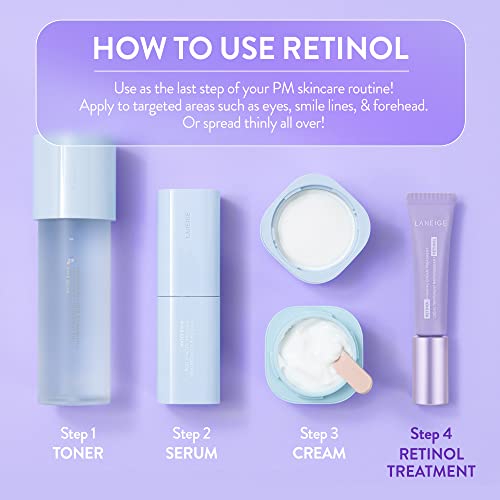 LANEIGE Retinol Firming Cream Treatment: Visibly firm and smooth the look of fine lines and wrinkles.