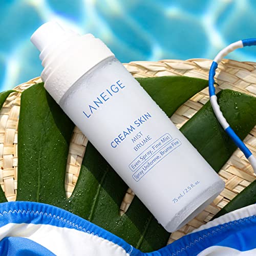 LANEIGE Cream Skin Mist: On-the-go, Soothe, Hydrate, and Strengthen Skin’s Moisture Barrier, 2.5 fl. oz.