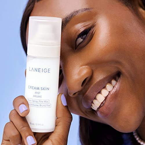 LANEIGE Cream Skin Mist: On-the-go, Soothe, Hydrate, and Strengthen Skin’s Moisture Barrier, 2.5 fl. oz.