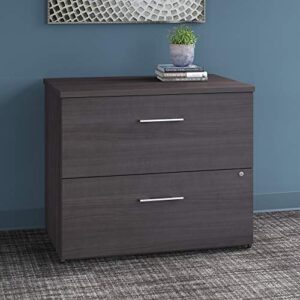 Bush Business Furniture Office 500 2 Drawer Lateral File Cabinet-Assembled, 36W, Storm Gray