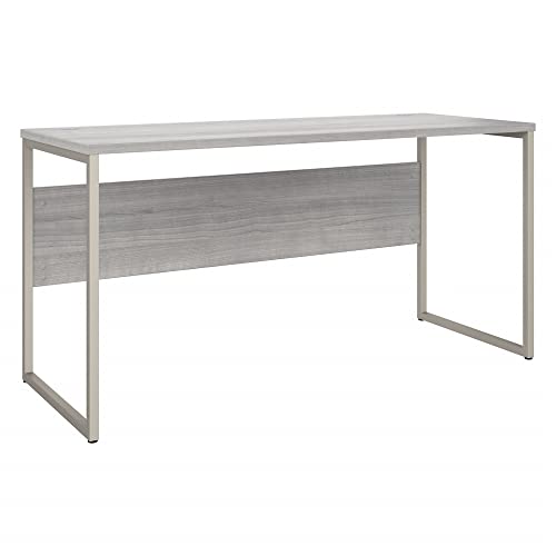 Bush Business Furniture Hybrid Computer Table Desk with Metal Legs, 60W x 24D, Platinum Gray