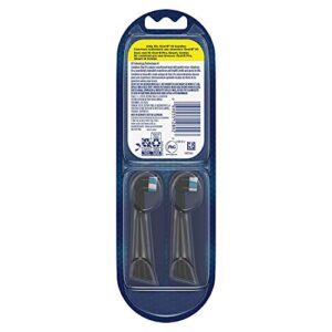 Oral-B iO Ultimate Clean Replacement Brush Heads, Black, 2 Count