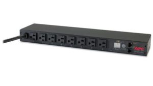 schneider electric rack pdu, metered, 1u, 20a, 120v, 8 5-20