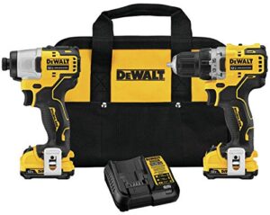 dewalt xtreme 12v max* cordless drill combo kit (dck221f2)