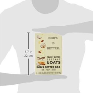 Bob's Red Mill Peanut Butter Coconut & Oats Bob's Bar, 1.76 Ounce (Pack of 12)