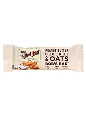 Bob's Red Mill Peanut Butter Coconut & Oats Bob's Bar, 1.76 Ounce (Pack of 12)