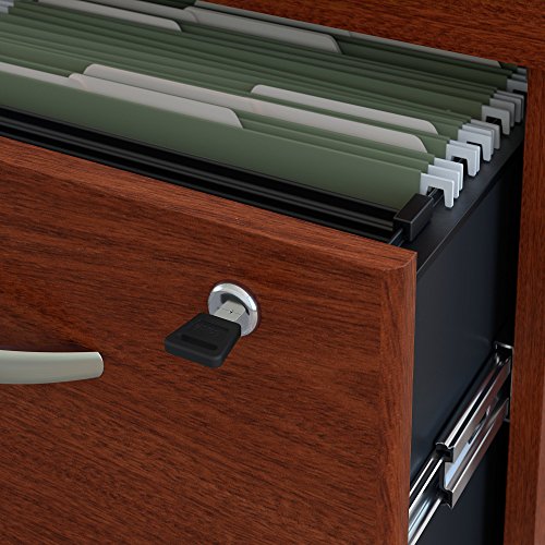 Bush Business Furniture Series C 2 Drawer Mobile File Cabinet in Mahogany