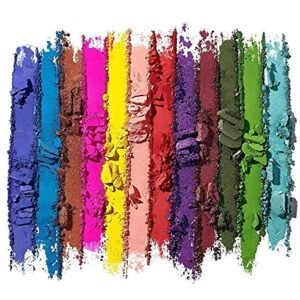 Morphe x James Charles Artistry Palette - 39 Eyeshadows and Pressed Pigments - Crazy Colorful, Deeply Pigmented Shades - Matte, Metallic, and Shimmer shades