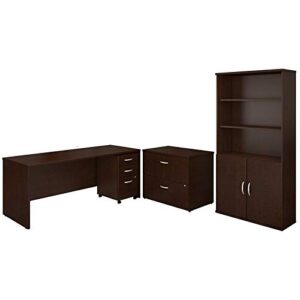 bush business furniture office suite, mocha cherry