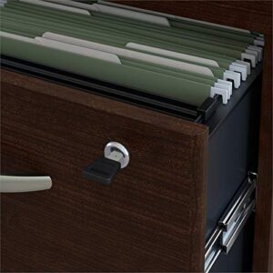 Bush Business Furniture Office Suite, Mocha Cherry