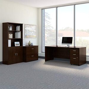 Bush Business Furniture Office Suite, Mocha Cherry