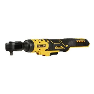 dewalt atomic 20v max* cordless ratchet, brushless, 3/8 in., tool only (dcf513b)