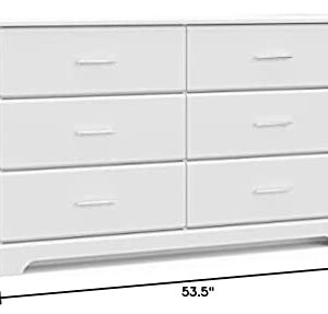 Storkcraft Brookside 6 Drawer Chest - White