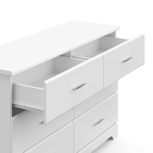 Storkcraft Brookside 6 Drawer Chest - White