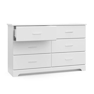 Storkcraft Brookside 6 Drawer Chest - White