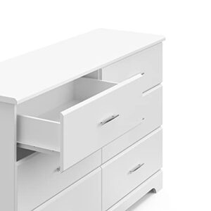 Storkcraft Brookside 6 Drawer Chest - White