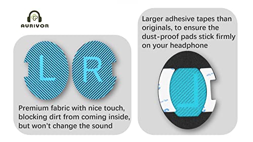 Replacement Ear-Pads for Bose QuietComfort QC 2 15 25 35 Ear Cushions for QC2 QC15 QC25 QC35 SoundLink/SoundTrue Around-Ear II AE2 Headphones (Black)