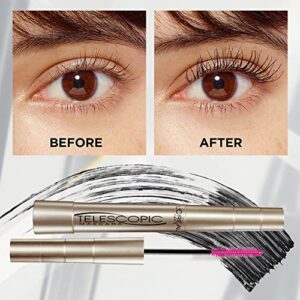 L'Oreal Paris Makeup Telescopic Original Lengthening Mascara, Blackest Black, 0.27 Fl Oz (1 Count)