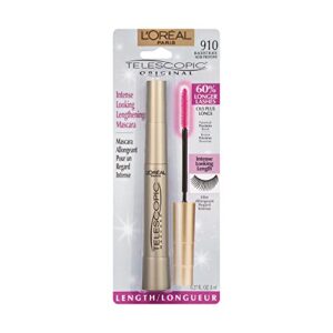 L'Oreal Paris Makeup Telescopic Original Lengthening Mascara, Blackest Black, 0.27 Fl Oz (1 Count)