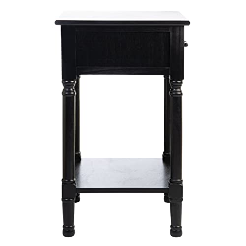 Safavieh Home Collection Peyton Black 1-Drawer Lower Shelf Accent Table ACC5704B, 0