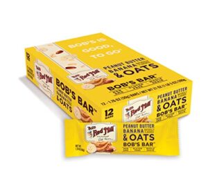 bob’s red mill peanut butter banana and oats bob’s bar (case of 12)