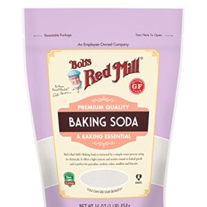 Bob's Red Mill Baking Soda, 16 Ounce (Pack of 4)