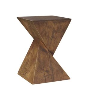 christopher knight home jerod light-weight concrete accent table, natural