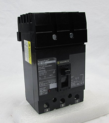 SCHNEIDER ELECTRIC 240-Volt 125-Amp QDA32125 Molded Case Circuit Breaker 600V 45A