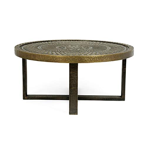 Christopher Knight Home Cohutta Coffee Table, Gold