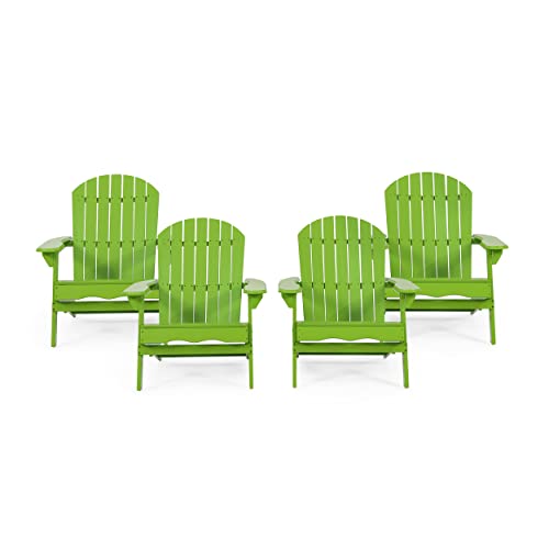 Christopher Knight Home 315842 Malibu Adirondack Chair, Light Green