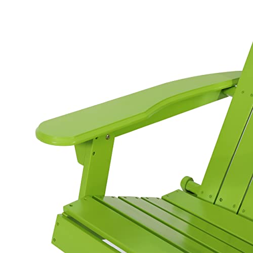 Christopher Knight Home 315842 Malibu Adirondack Chair, Light Green