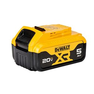 dewalt 20v max xr battery, lithium ion, 5.0ah (dcb205)