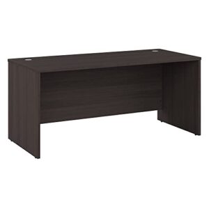 bush business furniture studio c office desk, 66w x 30d, storm gray