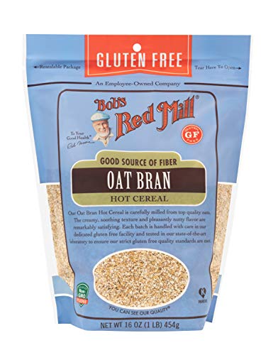 Bob's Red Mill Gluten Free Oat Bran, 16-ounce (Pack of 4)