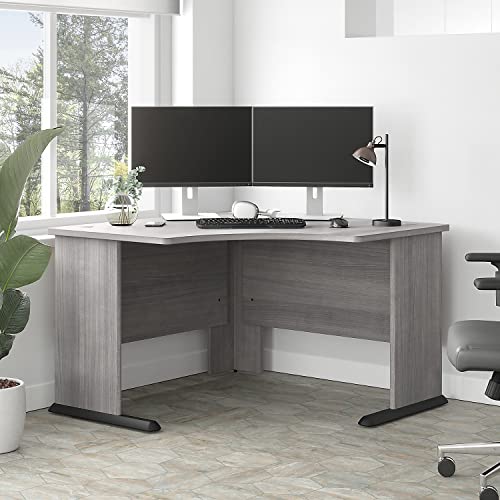 Bush Business Furniture Series A Corner Desk, 48W, Platinum Gray