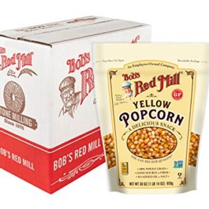 Bob's Red Mill Whole Yellow Popcorn, 30-ounce (Pack of 4)