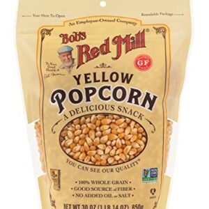 Bob's Red Mill Whole Yellow Popcorn, 30-ounce (Pack of 4)