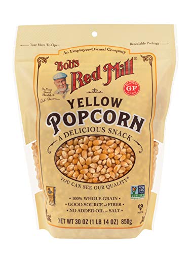 Bob's Red Mill Whole Yellow Popcorn, 30-ounce (Pack of 4)