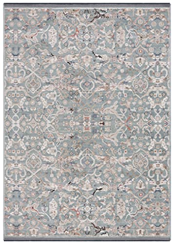 Safavieh Vivaldi Collection 4' x 6' Navy/Rust VIV596N Traditional Vintage Oriental Area Rug