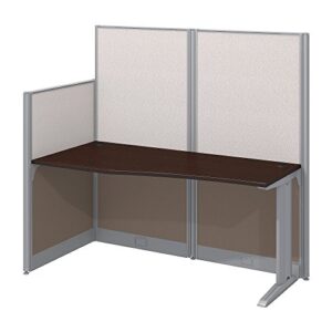 bush business furniture hour office desk, mocha cherry