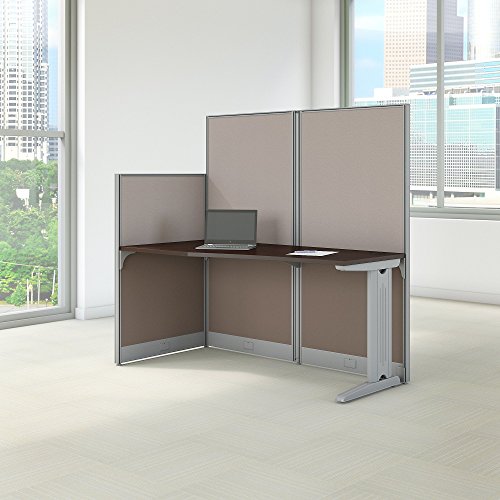 Bush Business Furniture Hour Office Desk, Mocha Cherry