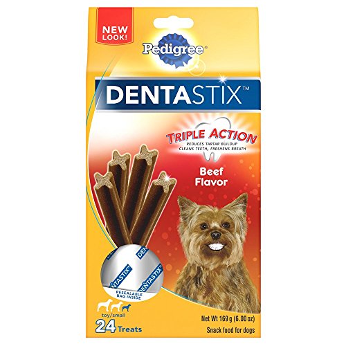 Pedigree Dentastix Triple Action Beef Flavor Treats Toy/Small - 24