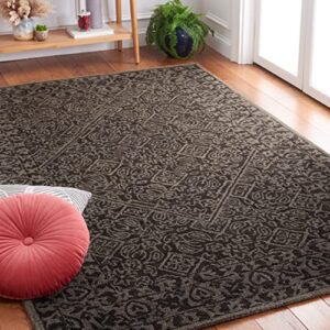 safavieh dip dye collection 3′ x 5′ dark grey ddy151h handmade wool area rug